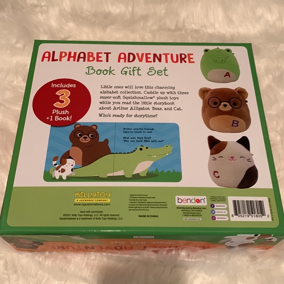 Squishmallows | Toys | Squishmallow Book And Plush Box Gift Set ...